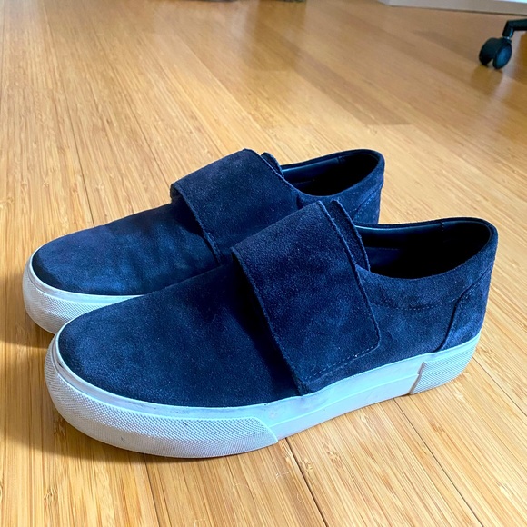 Vince | Shoes | Vince Navy Blue Sneaker | Poshmark